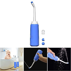 Bidet Sprayer Postpartum Bide Bottle Portable Travel Toilet Bidet Bathing Vaginal Wash for Baby Women Bedridden Patient, Bidet Sprayer