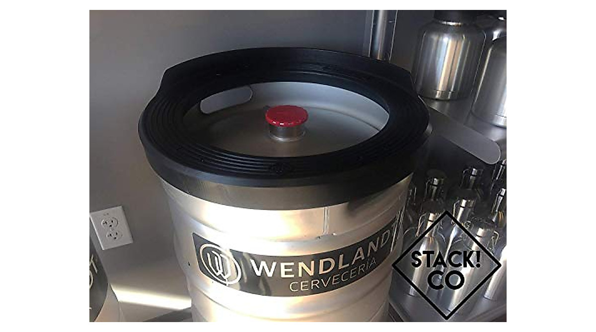 Half-Barrel Keg Stacker: Double Cooler Space & Stack Safely