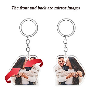 CQSXM Custom Keychain, Personalized Keychain with Personal Portrait, Creative Gifts Suitable for Friend and Family