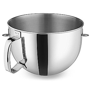 KitchenAid KA7QBOWL Stainless Steel Mixing Bowl for 7 Quart Bowl-Lift Stand Mixer