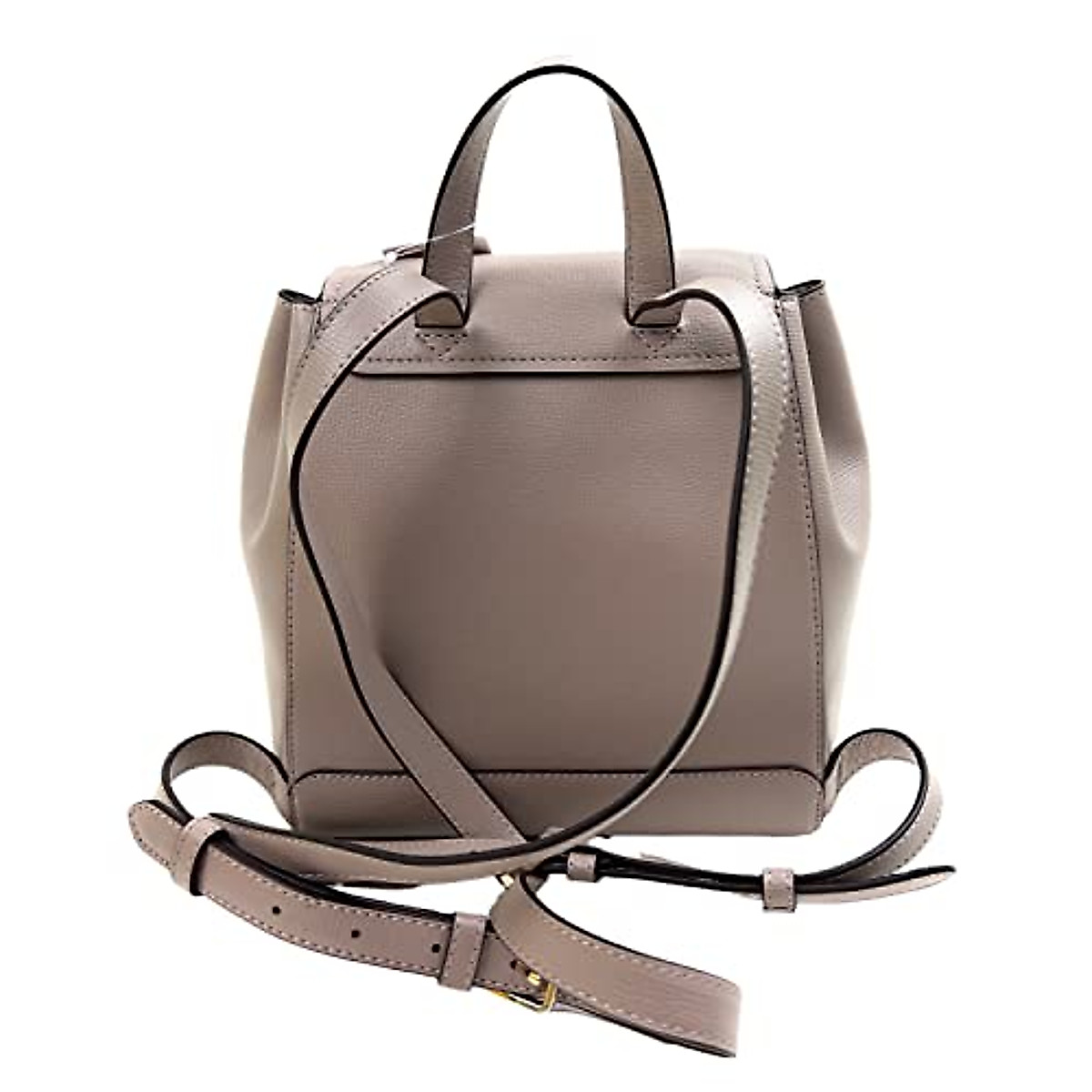 Kate Spade New York Darcy Flap Drawstring Medium Backpack Leather Warm Taupe