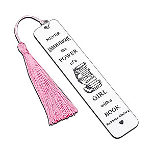 Inspirational Bookmark for Powerful Women Girls Female Lawyer Students Book Lover Birthday Graduation Law Bookmark Gifts for Daughter Friends Lady BFF Christmas Gifts for Teenage Girls Fans
