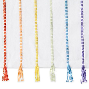 DII Be You-Tiful Collection Absorbent & Long-Lasting Kitchen, Dishtowel Set, 18x28, Assorted Rainbow, 3 Count