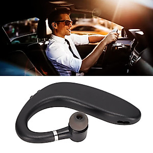 Bluetooth Headset,Bluetooth 5.2 Headset Waterproof Ultralight Hands Single Ear Business Earphone for Sport D