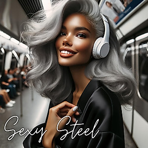 Watercolors INTENSE METALLIC Semi Permanet Color Depositing Shampoo-Sulfate & Paraben Free to Maintain & Enhance Hair Color 8 fl oz - STEEL (2 Count)