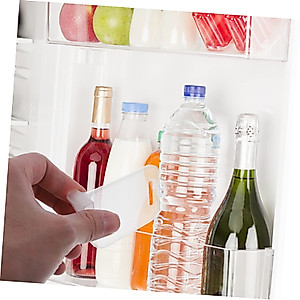 CHILDWEET 40Pcs Transparent Plastic Freezer Dividers Convenient Household Fridge Separators for Organized Storage Kitchen Pantry and Refrigerator