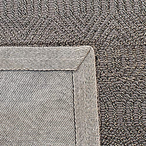 SAFAVIEH South Hampton Collection 5' x 7'6" Grey SHA243C Handmade Flatweave Area Rug