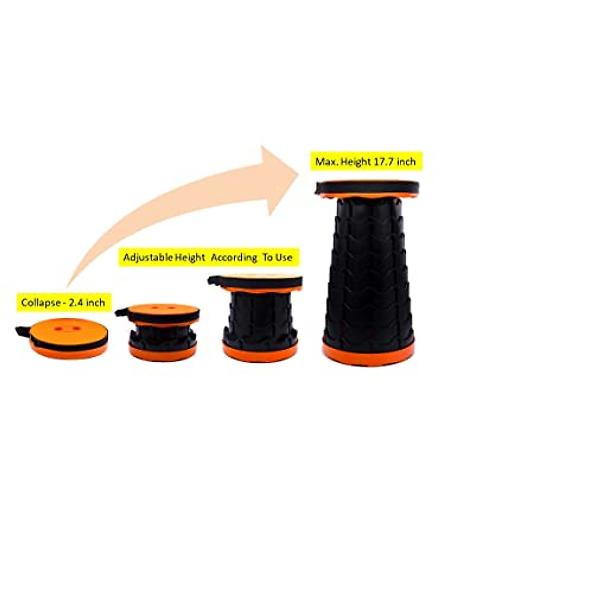 Multipurpose Folding Telescopic Stool