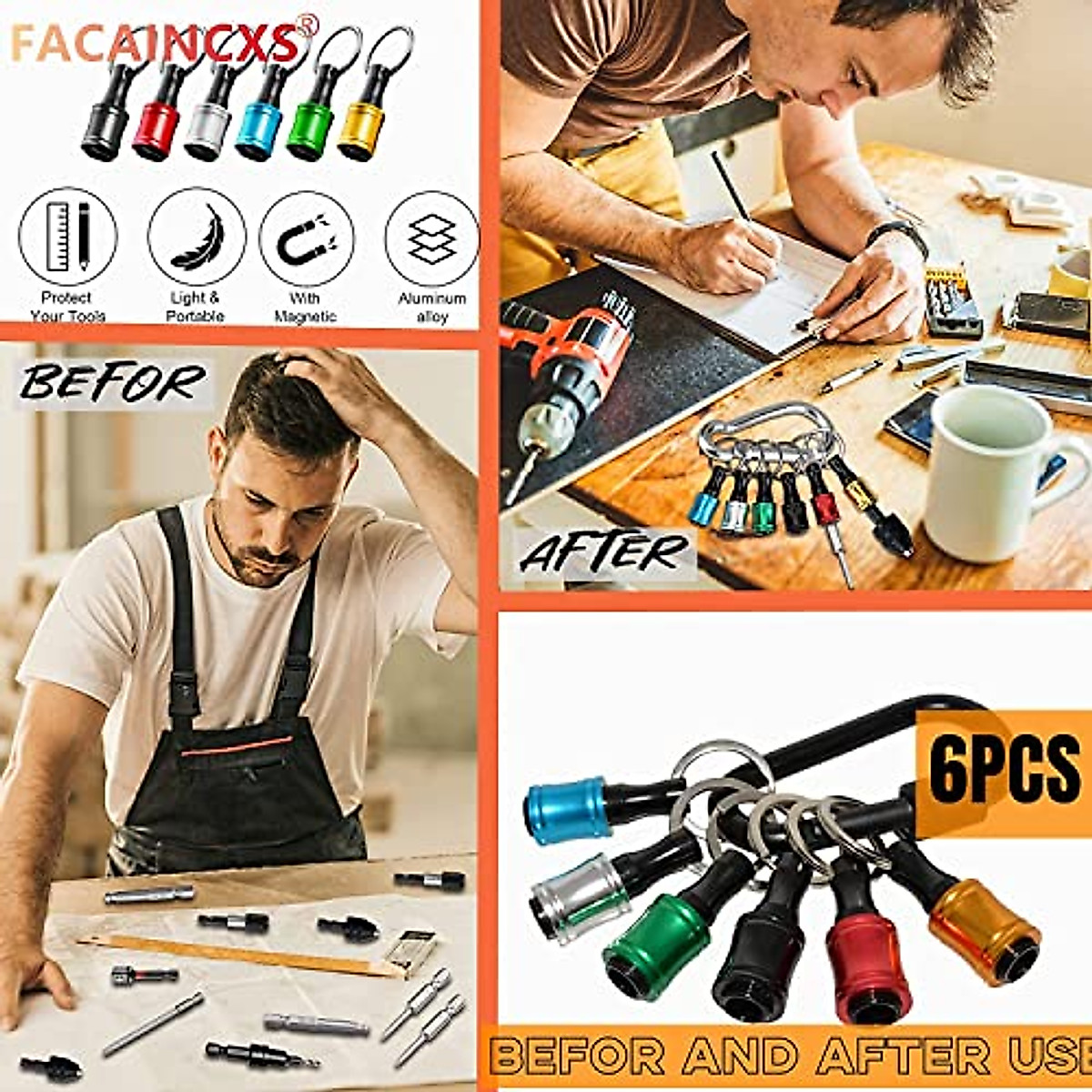 31Pcs Flexible Drill Bit Extension Set,105°Right Angle Drill Attachmen,Rotatable Joint Socket 1/4 3/8 1/2 Inch Hex Socket Adapter,Socket Bendable Drill Bit Extension,6pcs Screwdriver Bits Holder