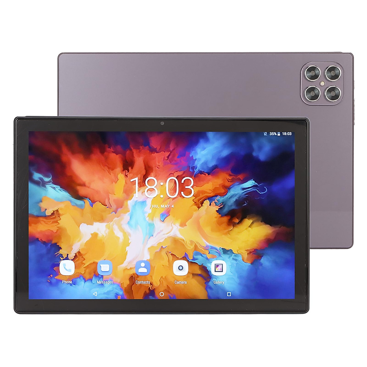 Acogedor Android Tablet PC, 10.1 inch Tablets 12GB RAM 256GB ROM, MT6750 Octa Core CPU, 4G LTE, 1920x1200 IPS HD Touchscreen, GPS, 8800mAh Battery, Bluetooth (US Plug)