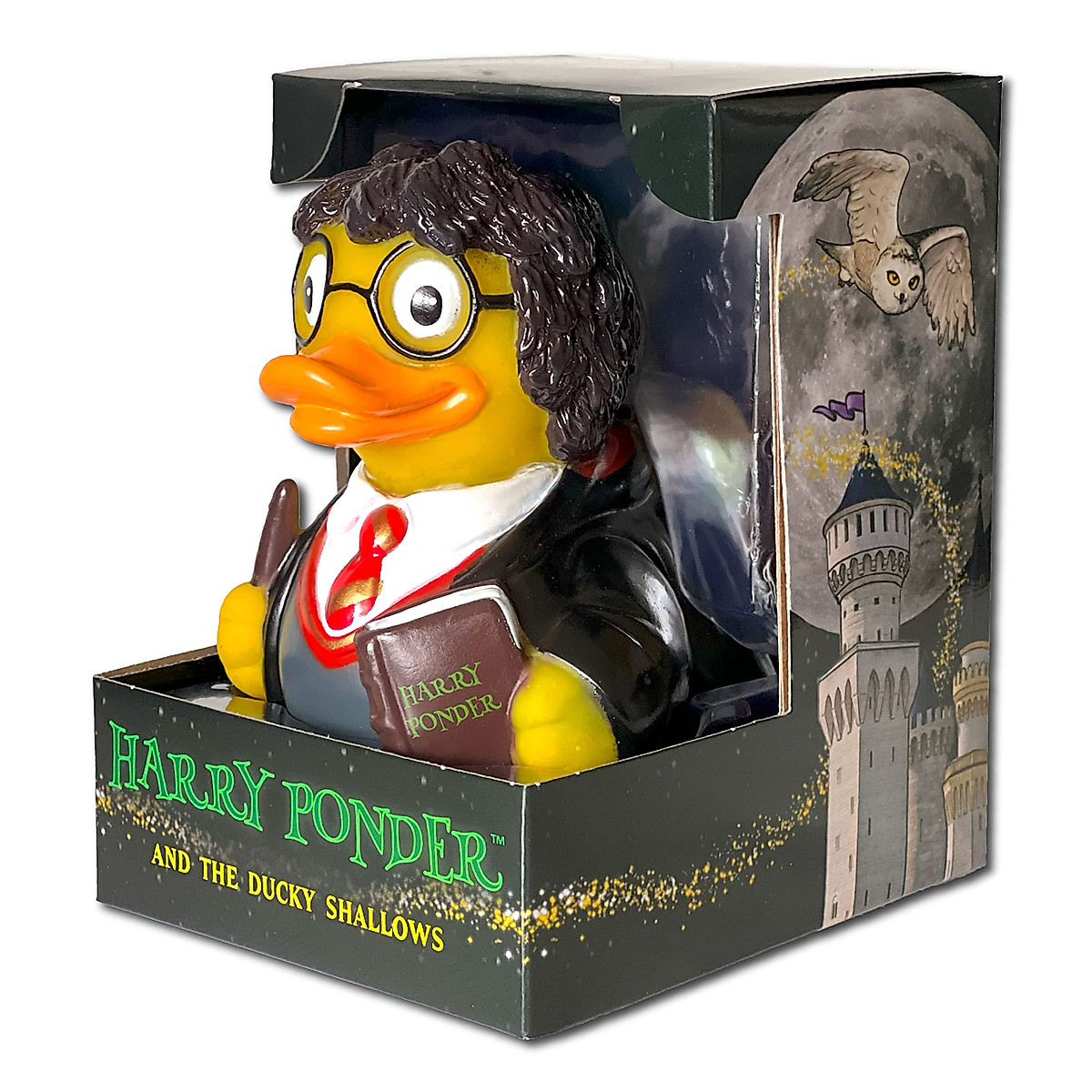 CelebriDucks - Harry Ponder - Floating Rubber Ducks - Collectible Bath Toy Gift for Kids & Adults of All Ages