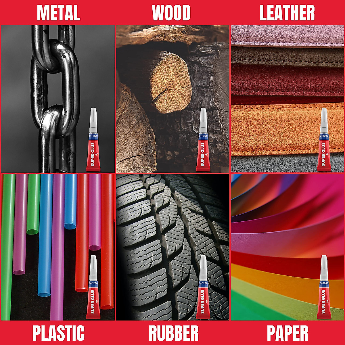 4 Gram x 8 Strong Super Glue All Purpose with Anticlog Cap. Super Fast & Strong Adhesive superglue, Cyanoacrylate Glue for Hard Plastics, DIY Crafts and Many More