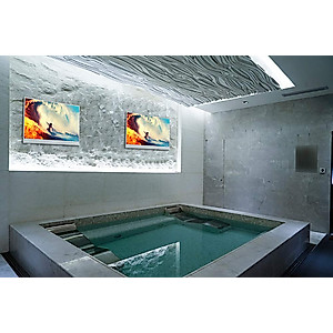 Soulaca 32" inches Smart Touchscreen Magic Mirror LED TV Bathroom Decor Hotel Big Waterproof IP66 Built-in WiFi Bluetooth ATSC