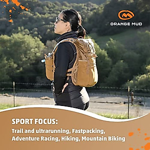 M Orange Mud Adventure Pack 12L, Coyote Brown 3.0, with TPH