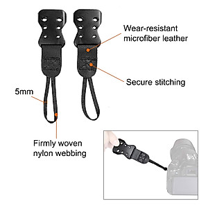 Camera Harness Strap,Cross Shoulder Quick Release Straps for Binoculars, Rangefinders,Harness Strap Compatible with Canon, Nikon, Sony and DSLR SLR Cameras-Black