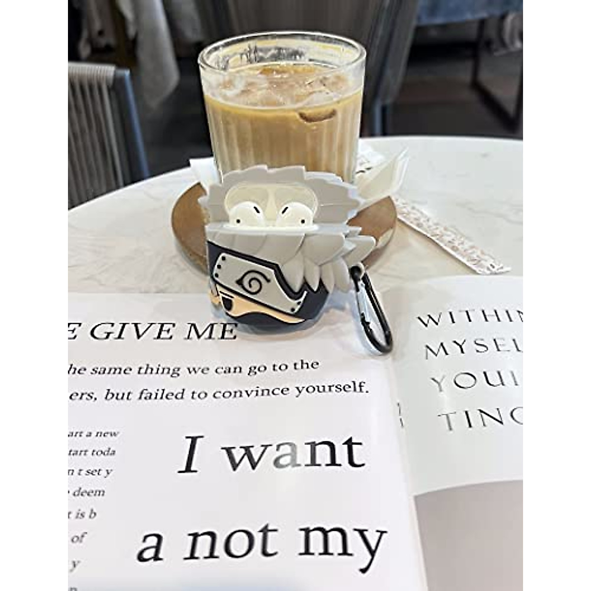 Cartoon Case Compatible for Apple AirPods 2/1 Anime AirPods Cute Case Cover 3D Slim Shockproof Silicone Shell Kawaii Funny Cover for AirPods (AirPods 2/1, Men)