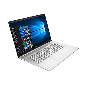 2021 HP 17.3" HD+ Touchscreen Laptop Computer, AMD Ryzen 5-5500U(6-core) Processor, 12GB DDR4 RAM, 1TB HDD, AMD Radeon Graphics, HD Audio, HD Webcam, HDMI, Win10, Silver, 32GB USB Card (Renewed)