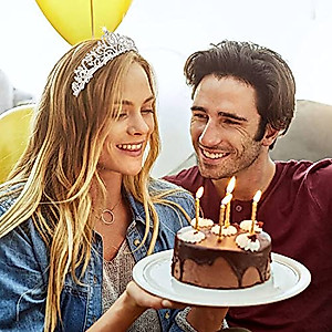 Tiaras Crown, KICOSY Silver Tiaras and Crowns for Women Princess Tiara for Women the Crown for Girls Birthday Crowns for Women Birthday Tiara Princess Crowns and Tiaras for Girls Bride Crystal Crown