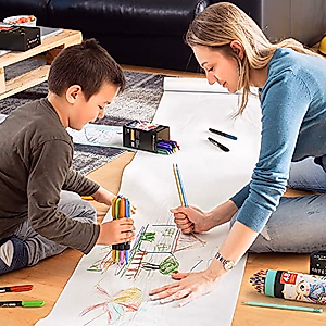 White Drawing Paper Roll - 20 m Art Paper Roll (44CM X 20M) Painting Sketching Paper for Easel Paper, Bulletin Board Paper, Wall Art, Gift Wrap