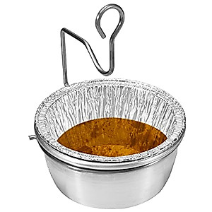 Grease Cup with Clip for Char-Broil Outdoor Grills, Replacement for Masterbuilt 30-inch Propane Smoker, Come with Aluminum Drip Cups(10 Pack)