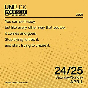 Unfu*k Yourself 2021 Day-to-Day Calendar: Get Out of Your Head and into Your Life (2021 edition calendar)