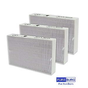 PUREBURG Replacement True HEPA Filter Kit Compatible with Honeywell InSight HPA5300B HPA5350 & PowerPlus HPA3300 Air Purifiers, HRF-R3(Filter R),HRFSC1(Filter S),HRF-A300(Filter A) HRF-ARVP300