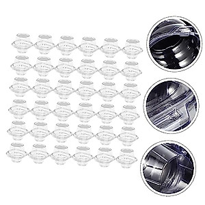 HEMOTON 100pcs Cupcake Packing Boxes Cake Packing Box Disposable Containers Mini Cake Boxes Mini Plastic Containers Dessert Holder Cups Cupcake Packaging Boxes Individual Cupcake Holder