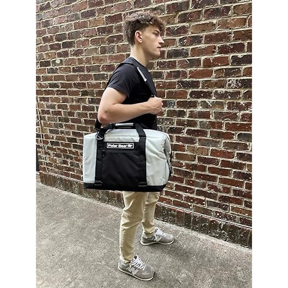 Polar Bear Coolers 24 Pack Original Nylon Soft Cooler Bag Insulated Leak Proof Beach Cooler Bag, Ice Cooler Bag for Travel | Heavy Duty Bag Cooler, Portable Cooler Bag | Sweat Proof