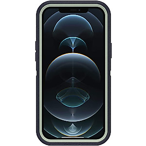 OtterBox DEFENDER SERIES SCREENLESS Case Case for iPhone 12 Pro Max - VARSITY BLUES (DESERT SAGE/DRESS BLUES)