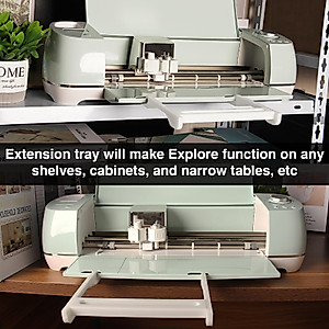 LOPASA Extension Tray Compatible with Cricut Explore Air 2 and Explore 3, Cricut Accessories for Mats Holder, Cricut Tray Extender, Suitable for 12x12 & 12x24 Grip Cutting Mat (Explore Series Machine Only)