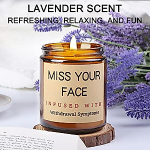 Gifts for Women Best Friends, Birthday Valentine Gifts for Her Him Girlfriend Wife Coworker Boy Friend, Soy Wax Lavender Scent