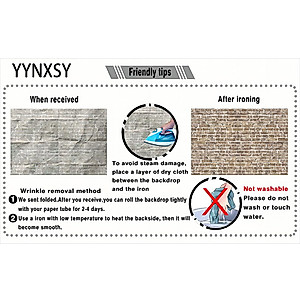 YYNXSY 7x5FT Brick Wall Background Primary Color Brick Background Large Fabric Brick Photo Background Baby Shower Birthday Party Wedding Graduation Home Decoration Photo Booth Prop Banner YY-4