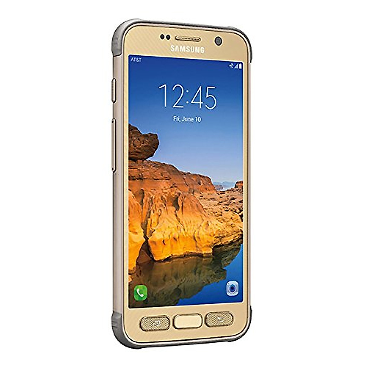 Samsung Galaxy S7 Active G891A 32GB GSM Unlocked Shatter-Resistant, Extremely Durable Smartphone w/ 12MP Camera (Gold)
