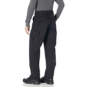 Tru-Spec Men's 24-7 Series Original Tactical Pant - Reliable Pants for Men - Ideal for Hiking, Camping, EMT, and Tactical Use - 65% Polyester, 35% Cotton - Black - 38W x 30L