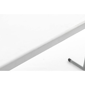 BTEXPERT 6-Foot-72 Long White Granite Plastic Folding Seminar Training Table Portable 18" Wide Narrow, 29" High, Events Indoor Outdoor Lightweight Set of 2