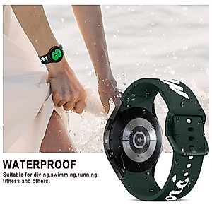 15Pack Galaxy Watch 7/6/5/4/FE Band 44mm 40mm,for Samsung Galaxy Watch 6/4 Classic Band 47mm 43mm 46mm 42mm Women Men,Silicone Sport Strap Galaxy Watch 5 pro 45mm,No Gap Bracelet Replacement Wristband