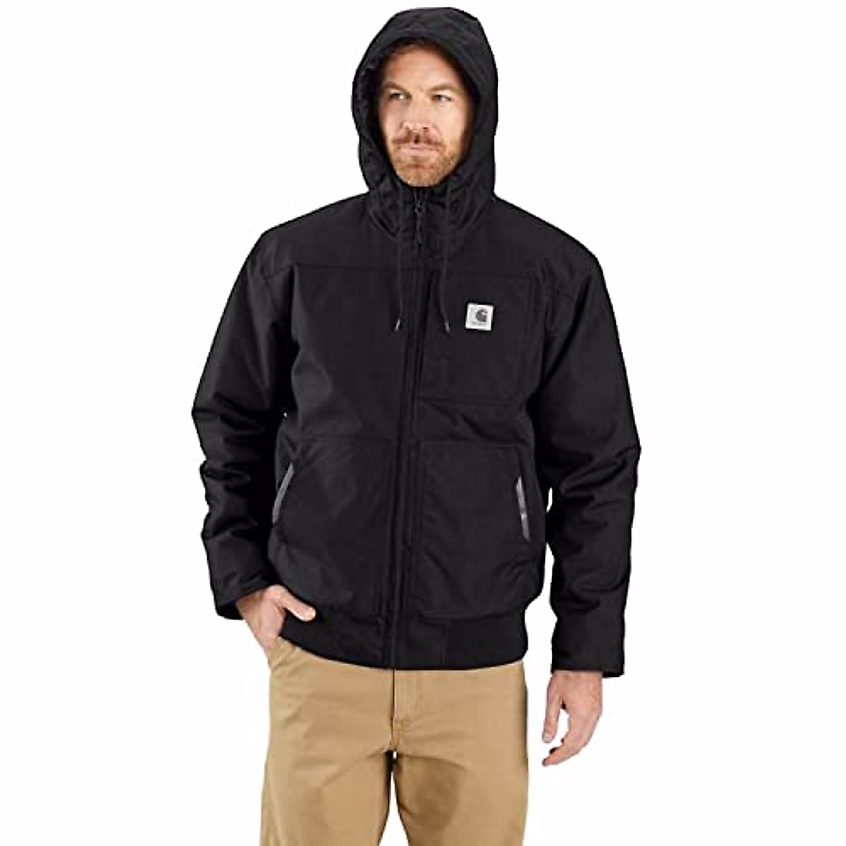Carhartt Men's Yukon Extremes Loose Fit Insulated Active Jacket, Black, Small