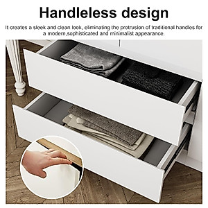 Jiaoun 78.74" 4-Door Armoire Wardrobe Closet, with Drawers and Shelves,Armoires and Wardrobes with Hanging Rod, Wooden Wardrobe Closet（White） 63" L x 20.39" W x 78.74" H