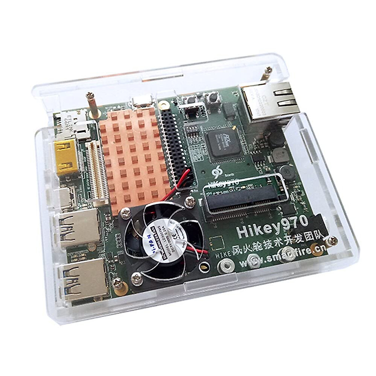 Lysee 3D Printer Parts & Accessories - ShenzhenMaker Clear Acrylic Case for Hikey 970 Development Board