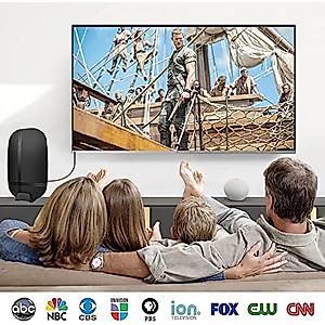 TV Antenna for Smart TV - Antenna TV Digital HD Indoor Range 32FT Cable Support 4K 1080p and All TVs