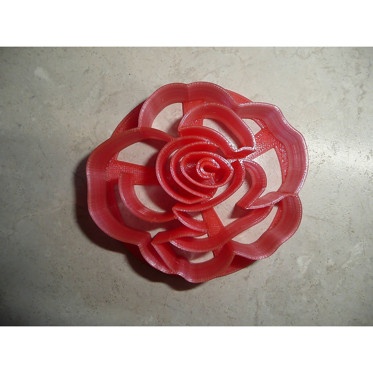 ROSE FLOWER SET OF 2 SIZES CONCHA COOKIE CUTTERS MEXICAN SWEET BREAD STAMPS MADE IN USA PR1760