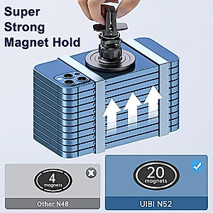 rpuw Mamox Phone Holder, Universal 360°Pro, Mamox Robotic Arm Phone Holder, Mamox Car Phone Holder, Mamox Phone Mount, Mamox Cell Phone Holder (Silver)