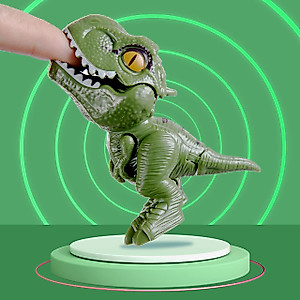 Berry President Dinosaur Toys for Kids 3-5, Dinosaurs Biting Fingers Puppets,Dinosaur Action Figures with Movable Mouths, Jurassic Dinosaur Toys (4 Dinosaurs)