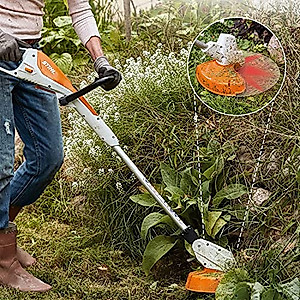 100PCS Lawn Mower Plastic Blades, Mower Cutter Blade Plastic Machine Trimming Blades Replacement Plastic Blades Accessories Trimmer Grass Mowing Nylon Blades Compatible for STIHL Polycut 2-2, Red