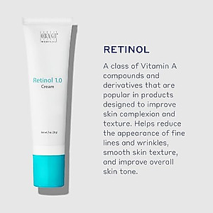 Obagi360 Retinol 1.0 Cream – High Concentration Retinol Helps Reduce the Appearance of Fine Lines and Wrinkles & Smooth Texture with Minimal Irritation – 1 oz