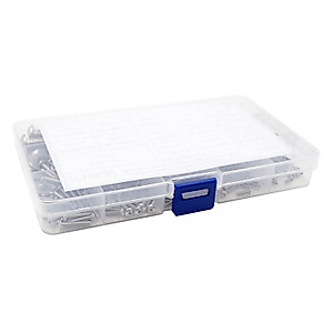 HVAZI #2-56 to 5/16"-18 UNC Stainless Steel Button-Head Socket Cap Screws Assortment Kit