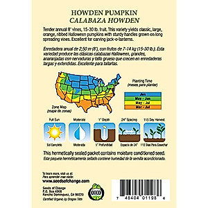 Seeds of Change Certified Organic Howden Pumpkin