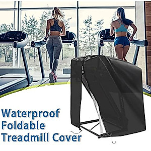 Rilime Treadmill Cover,Folding Treadmill Cover Waterproof Outdoor,Dustproof Cover for Nordictrack Treadmill Folding Running Machine,46" L X 38" W X 66" H