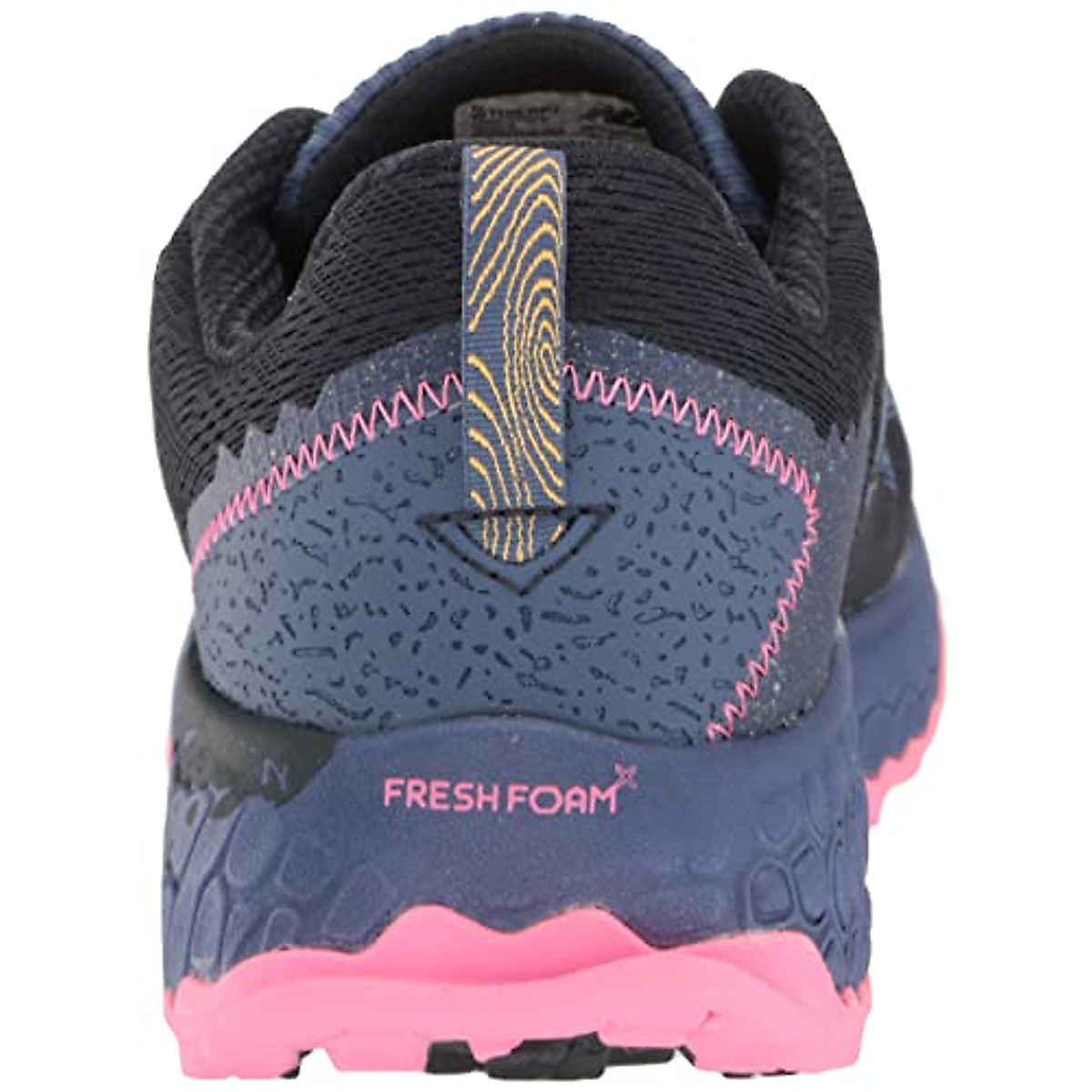 New Balance Women's Fresh Foam X Hierro V7 Trail Running Shoe, Night Sky/Vibrant Pink/Black, 8.5 Wide