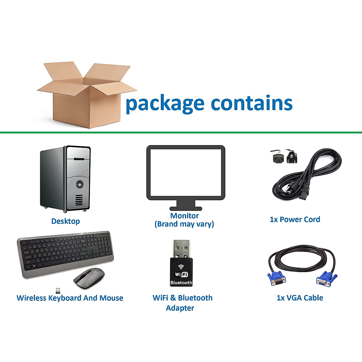 HP 705 G1 Computer Desktop PC AMD A4-Pro 7300B Processor, | 8GB Ram, 1 TB Hard Drive | WiFi & Bluetooth, Wireless Keyboard Mouse, 19 Inch LED Monitor, Windows 10 (Renewed)